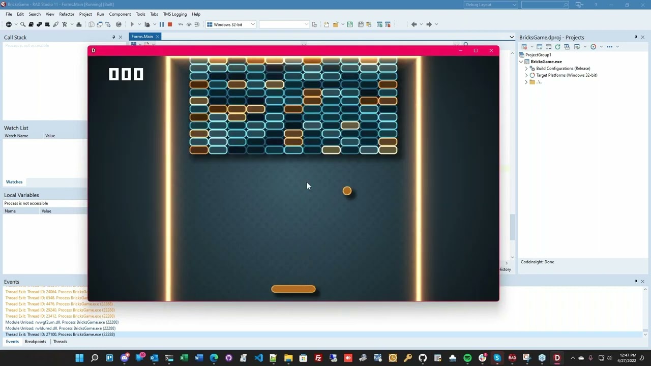 Check Out This Fun Brick Game Written In Delphi With Skia4Delphi Check Out This Fun Brick Game Written In Delphi With Skia4Delphi