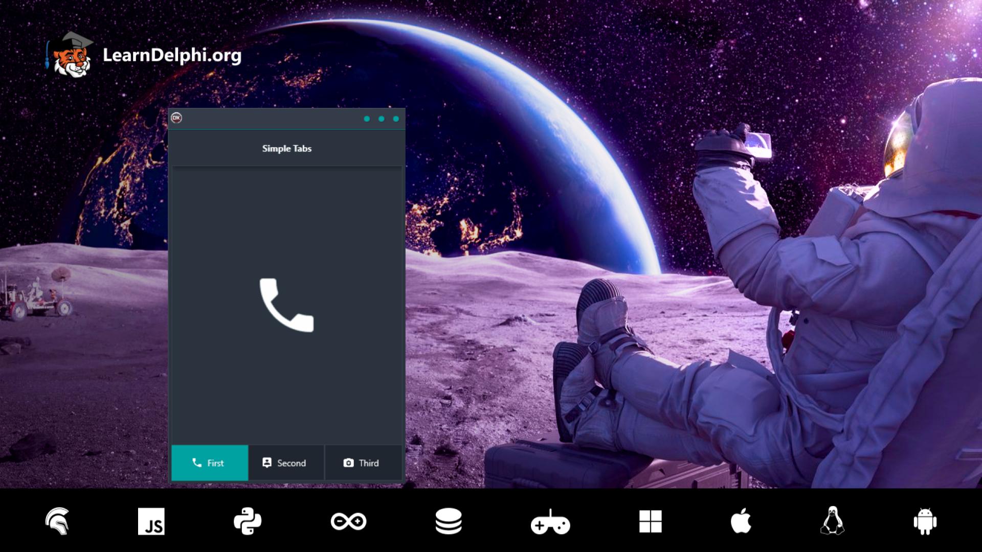 Cross-Platform Tabs Interface Demo
