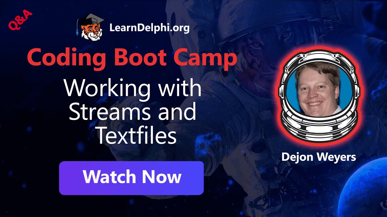 Understanding Text Files And Streams In Delphi